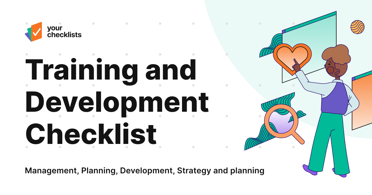Training and Development Checklist | Your Checklists